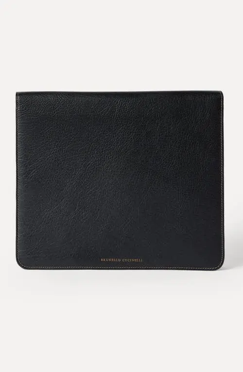 Brunello Cucinelli Grained Calfskin Document Holder
