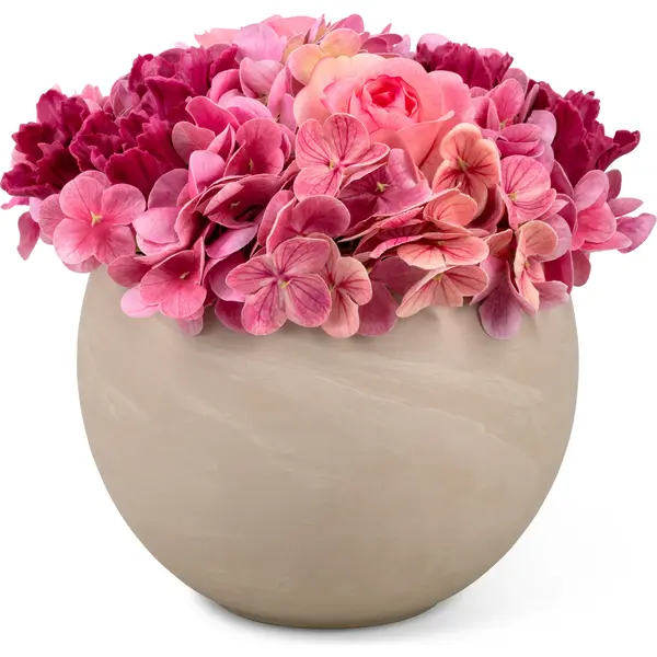 COCOBELLA Lyra Realtouch Snowball Hydrangea Arrangement - Blush