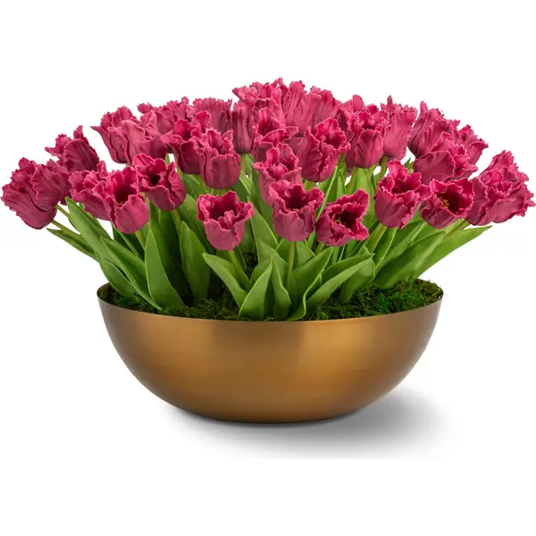 COCOBELLA Louisa Realtouch Tulip Arrangement - Pink