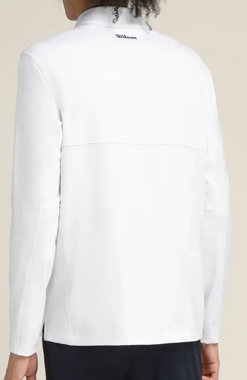 Wilson Elevate Performance Half Zip Pullover - Bright White