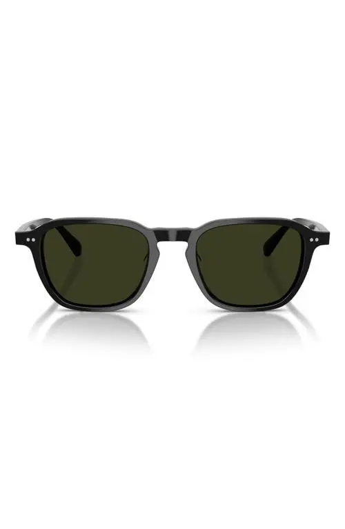 Oliver Spencer Emryn 50mm Polarized Sunglasses - Black/g-15 Polar