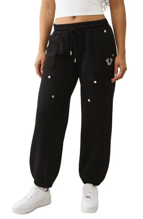 True Religion Studded Carpenter Boyfriend Joggers