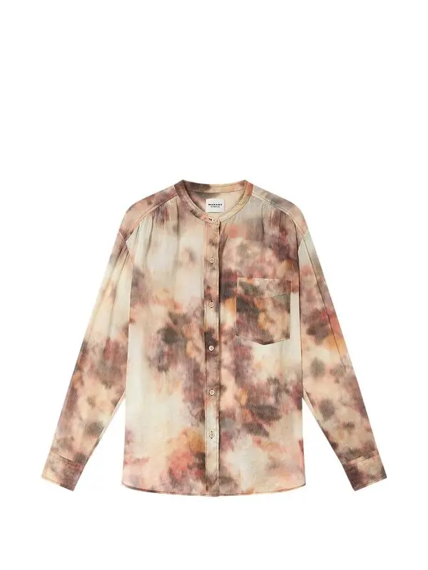 MARANT ETOILE Mexika Printed Cotton Shirt - Beige