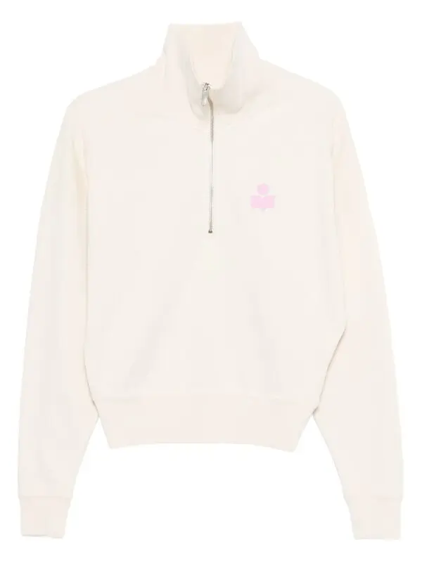 MARANT ETOILE Ross Cotton Sweatshirt - Beige