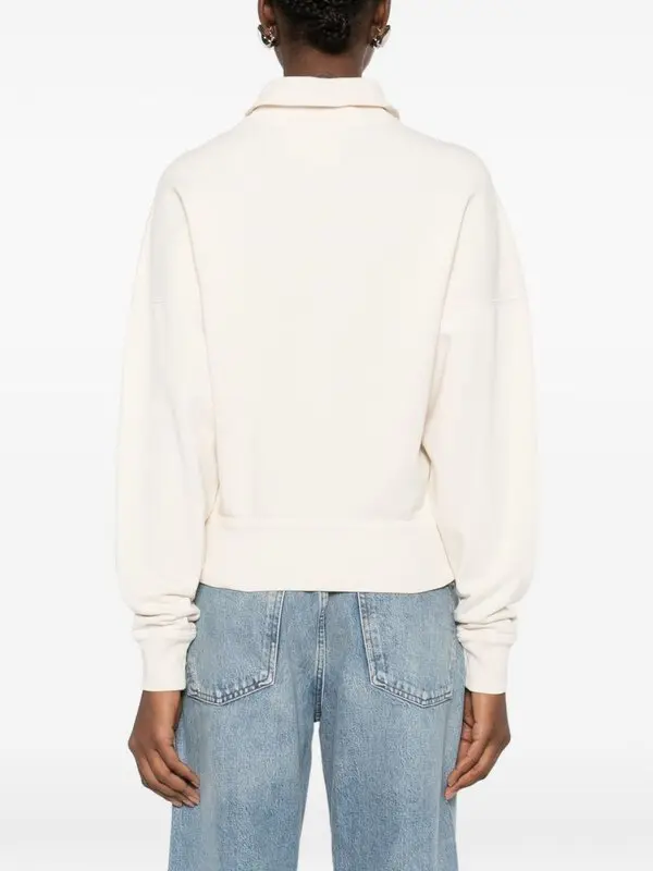 MARANT ETOILE Ross Cotton Sweatshirt - Beige