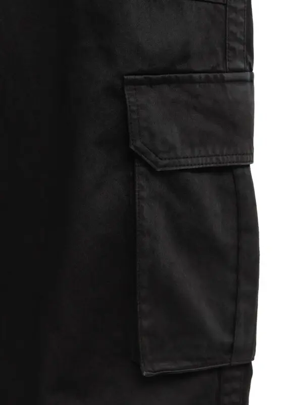 Loewe Cotton Cargo Trousers - Black