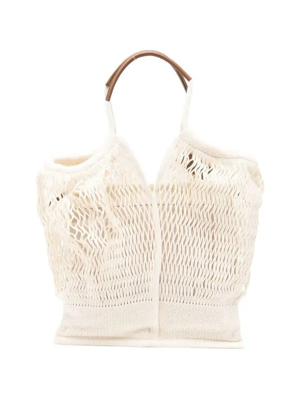 Hereu Calella Filt Tote Bag - Beige