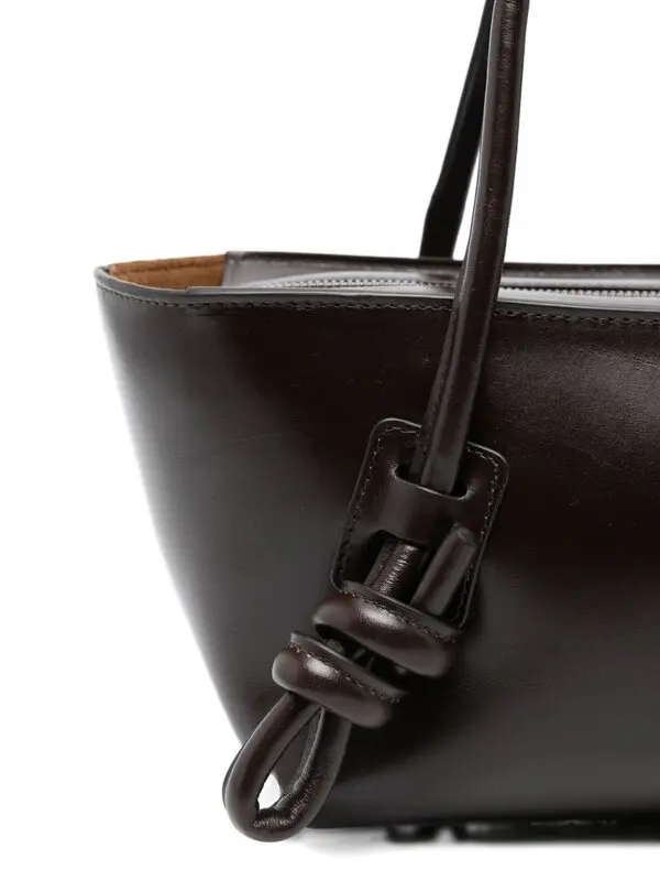 Hereu Fleca Leather Shoulder Bag - Brown