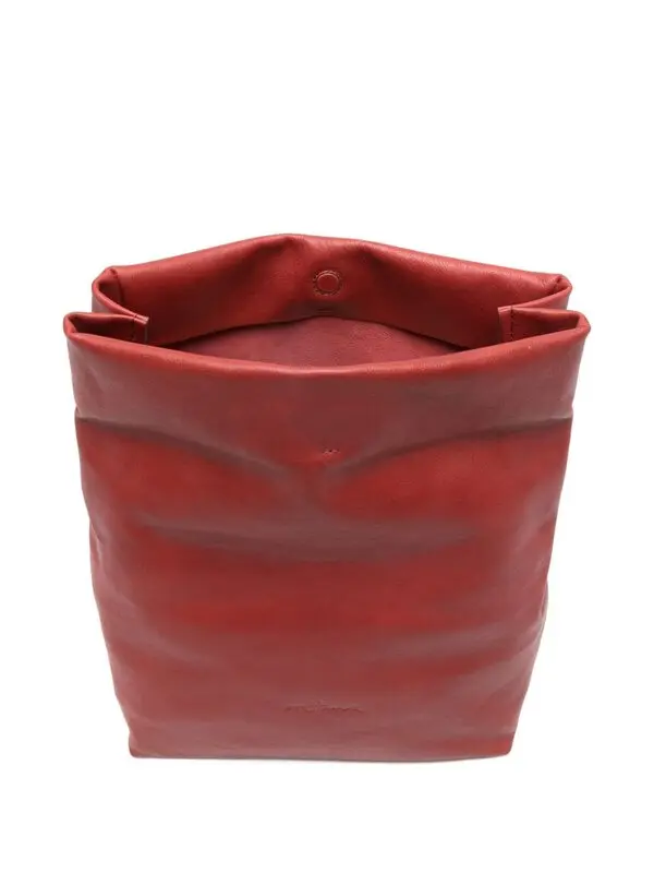 CORTANA Delhi Large Leather Clutch - Red