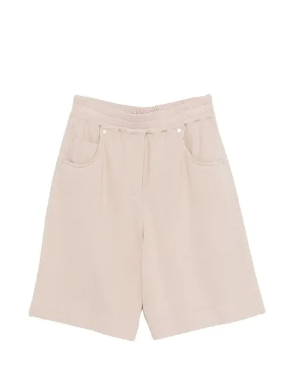 Brunello Cucinelli Cotton Bermuda Shorts - Brown