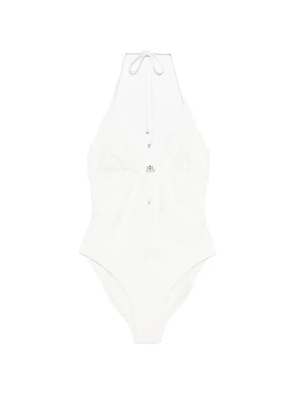 Tory Burch Tie-back One-piece Swimsuit - White