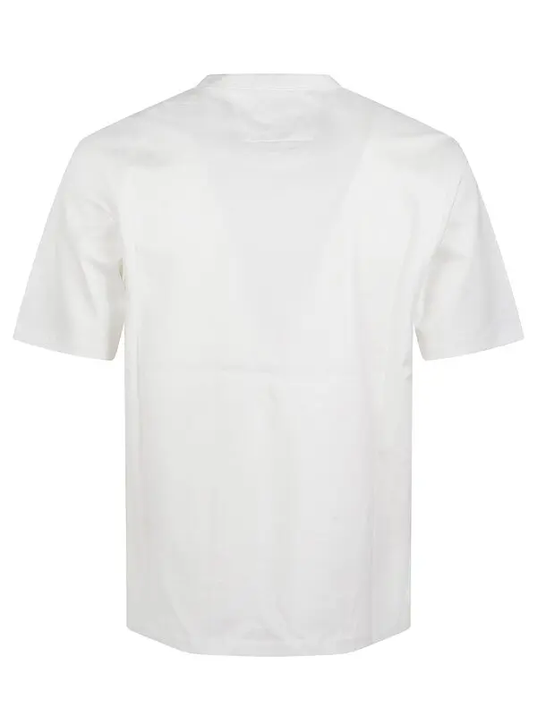 C.P. COMPANY Short-sleeved T-shirt With Logo - White