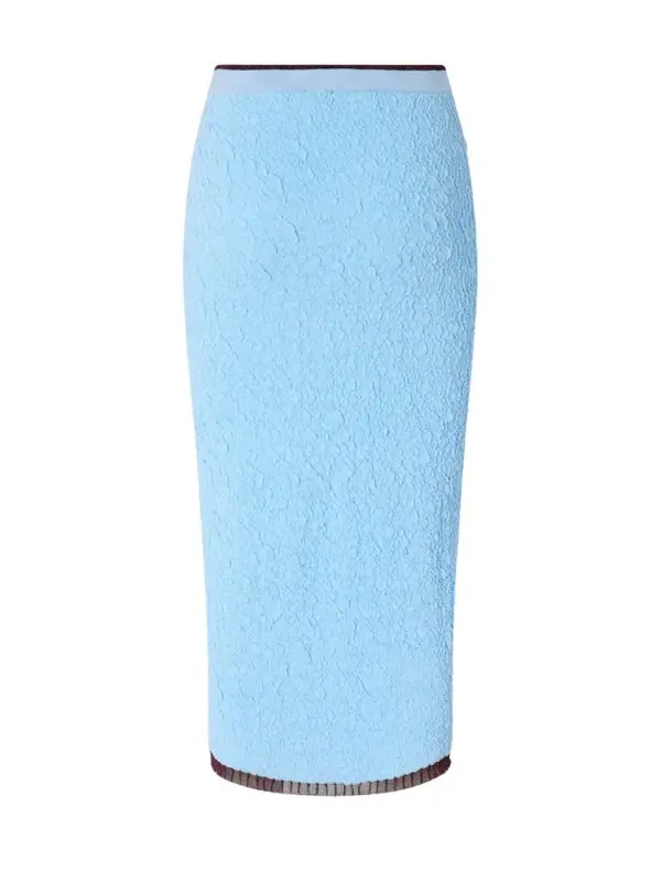 Pinko Fitted Midi Skirt - Sky Blue