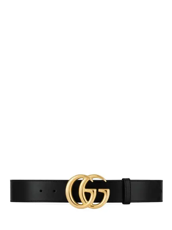 Gucci Gg Marmont Belt - Black