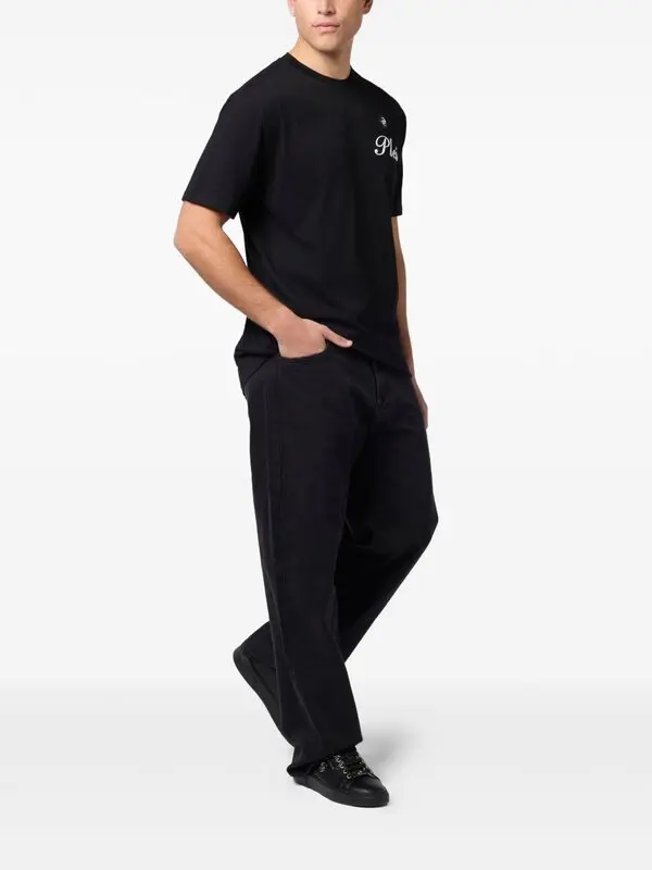Philipp Plein T-shirt With Logo - Black