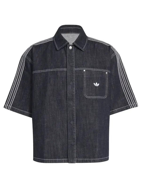 Adidas Denim Shirt With Logo