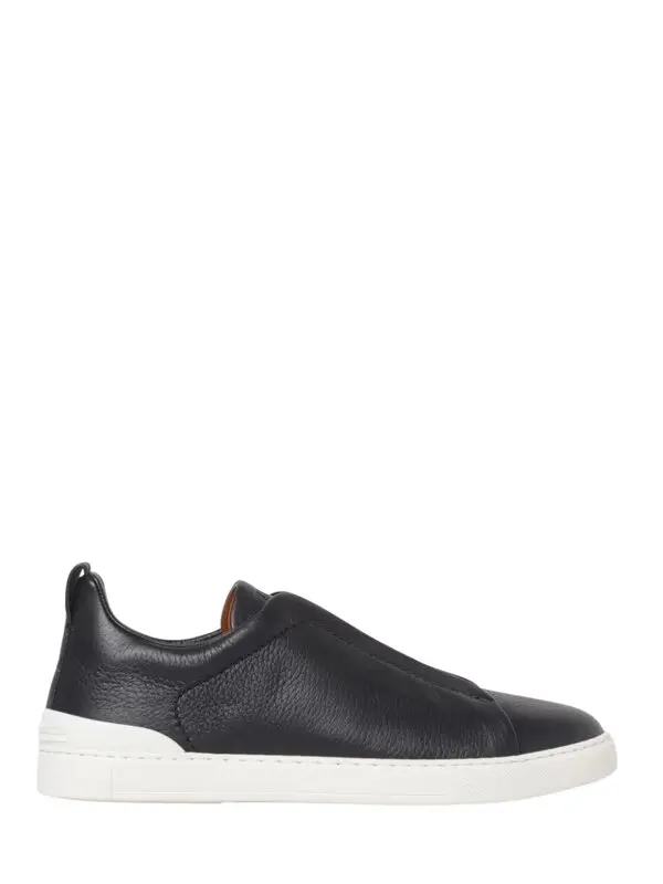 Zegna Triple Stitch Sneakers - Brown