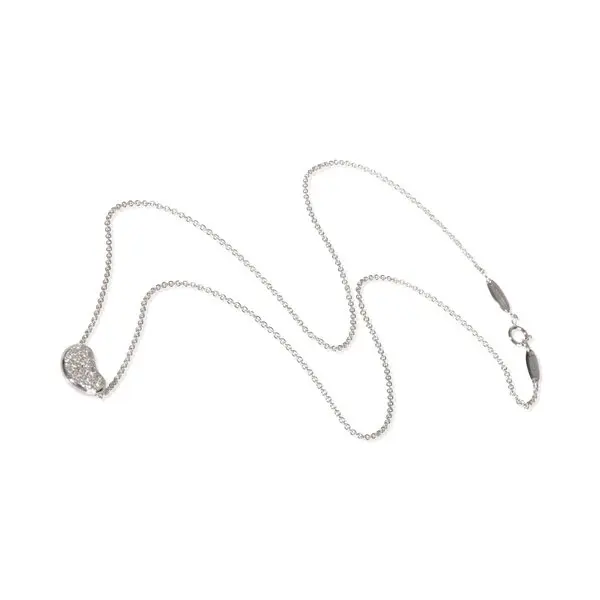 Tiffany & Co. Diamond Elsa Peretti Bean Pendant
