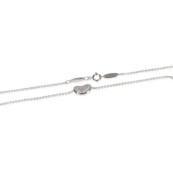 Tiffany & Co. Diamond Elsa Peretti Bean Pendant
