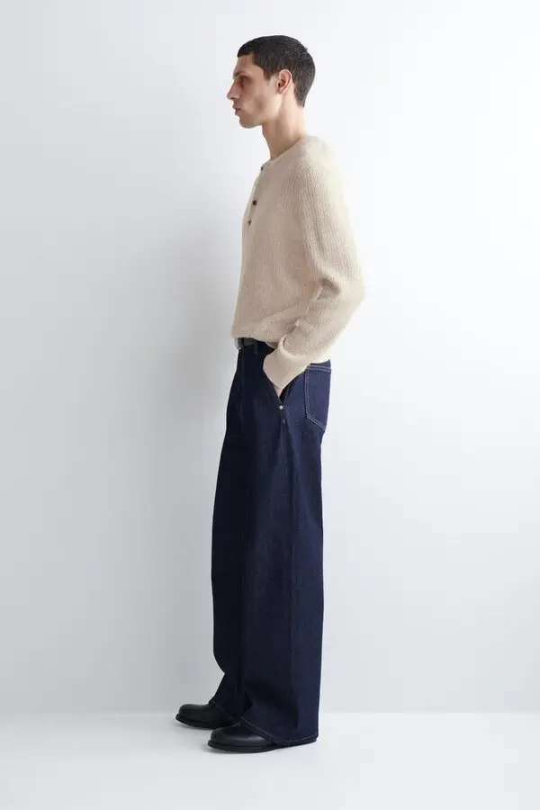 Cos Relaxed-fit Bootcut Jeans In Denim
