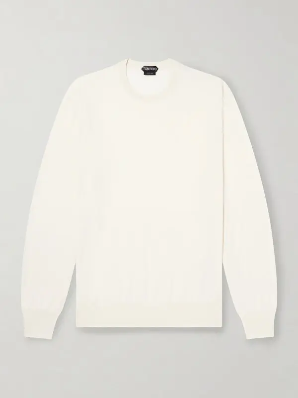 TOM FORD Cashmere Crewneck Sweater - Neutrals