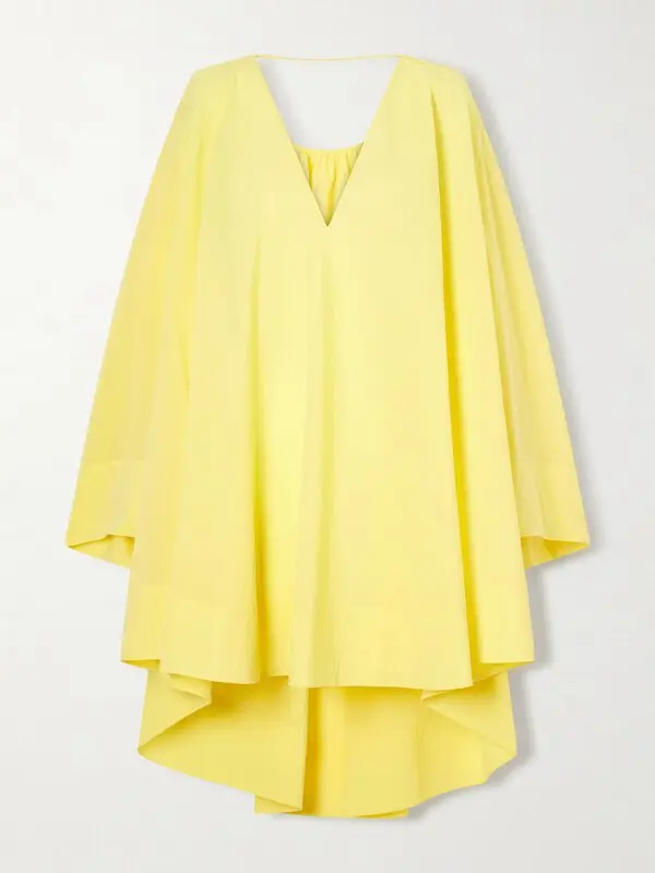 Jacquemus Paysan Oversized Mini Dress - Yellow