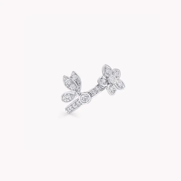 Graff Butterfly And Flower Diamond Ear Cuff