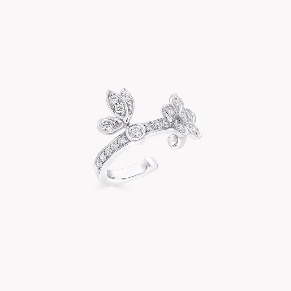 Graff Butterfly Diamond Ear Cuff - White Gold