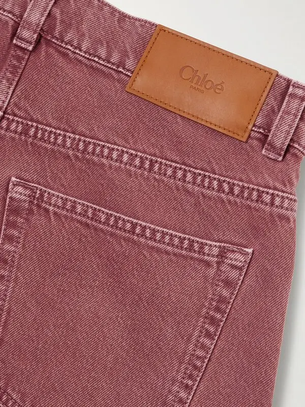 Chloé Organic Mid-rise Tapered Jeans