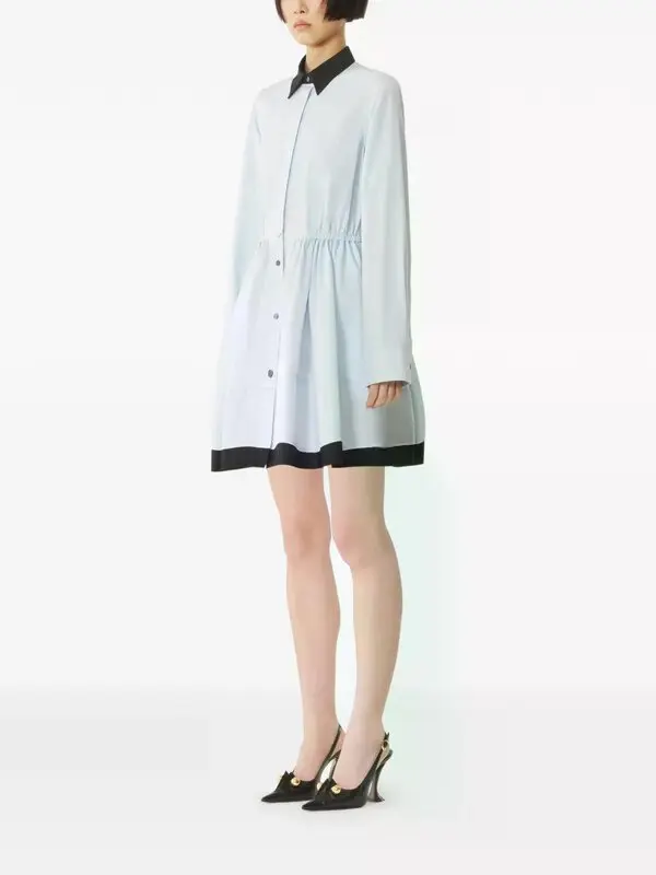 LANVIN Collared Mini Dress - Blue