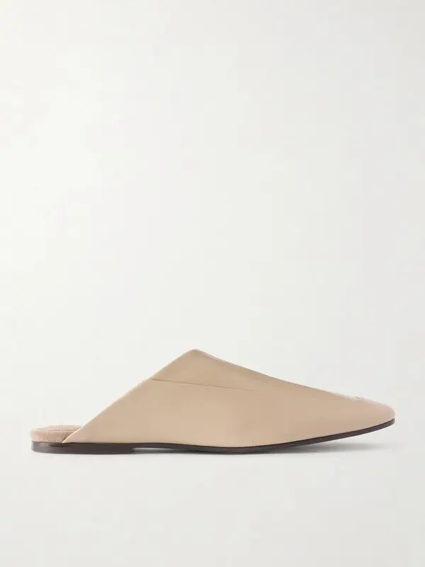 Brunello Cucinelli Leather Slip-on Mules