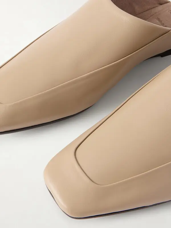 Brunello Cucinelli Leather Slip-on Mules