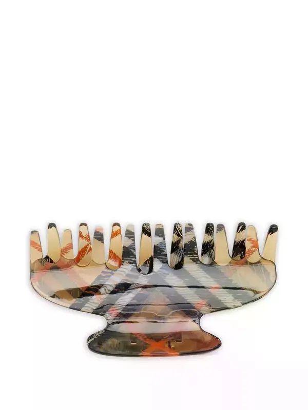 Burberry Check Claw Hair Clip - Neutrals