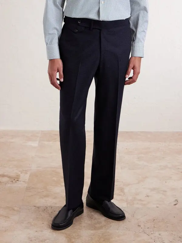 J. MUESER Waverly Straight-leg Virgin Wool Suit Trousers