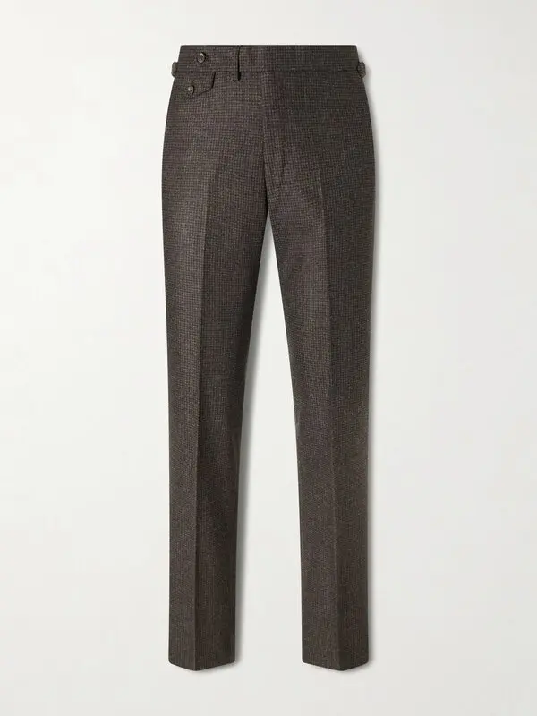 J. MUESER Waverly Straight-leg Virgin Wool Suit Trousers
