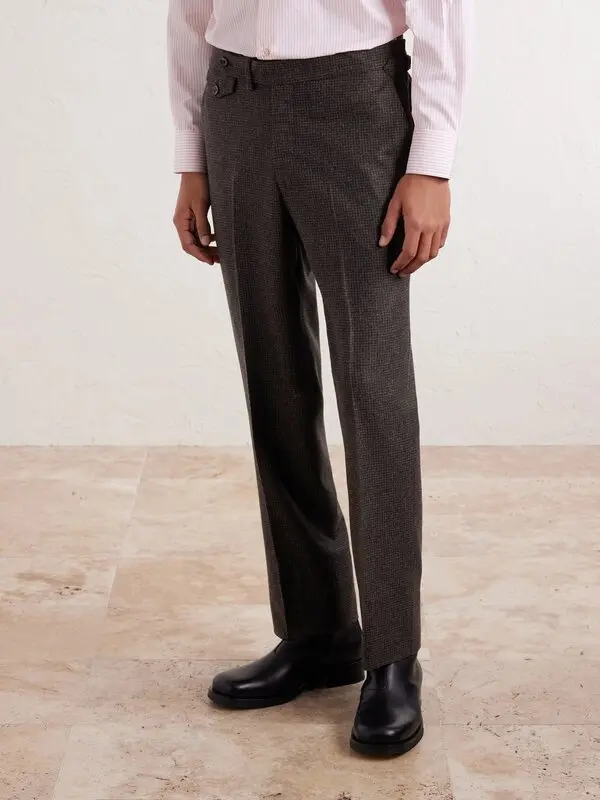 J. MUESER Waverly Straight-leg Virgin Wool Suit Trousers