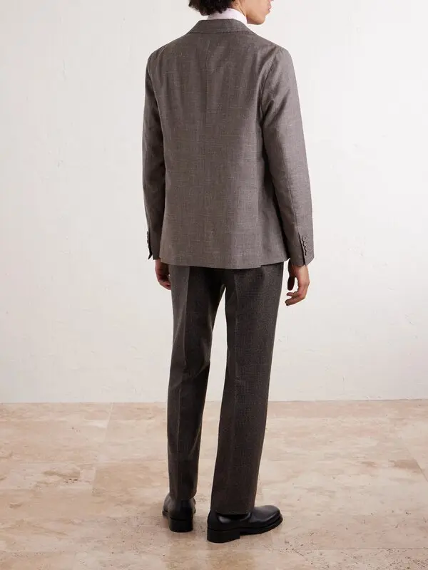 J. MUESER Waverly Straight-leg Virgin Wool Suit Trousers