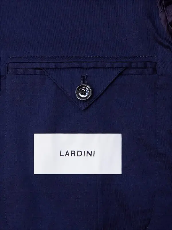 LARDINI Cotton-jersey Blazer - Blue