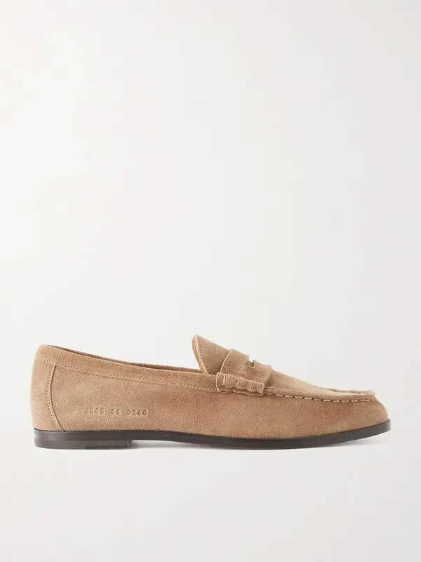 COMMON PROJECTS Soft Suede Penny Loafers