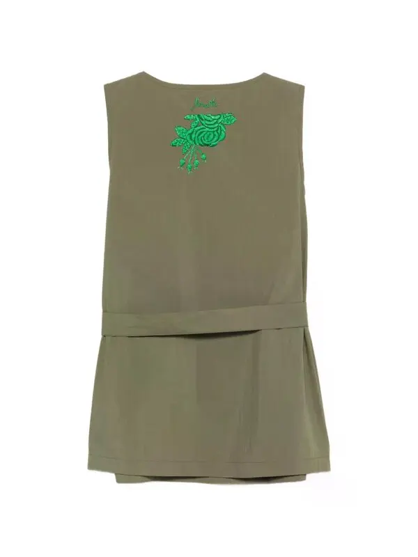 P.a.r.o.s.h Embroidered Top - Green