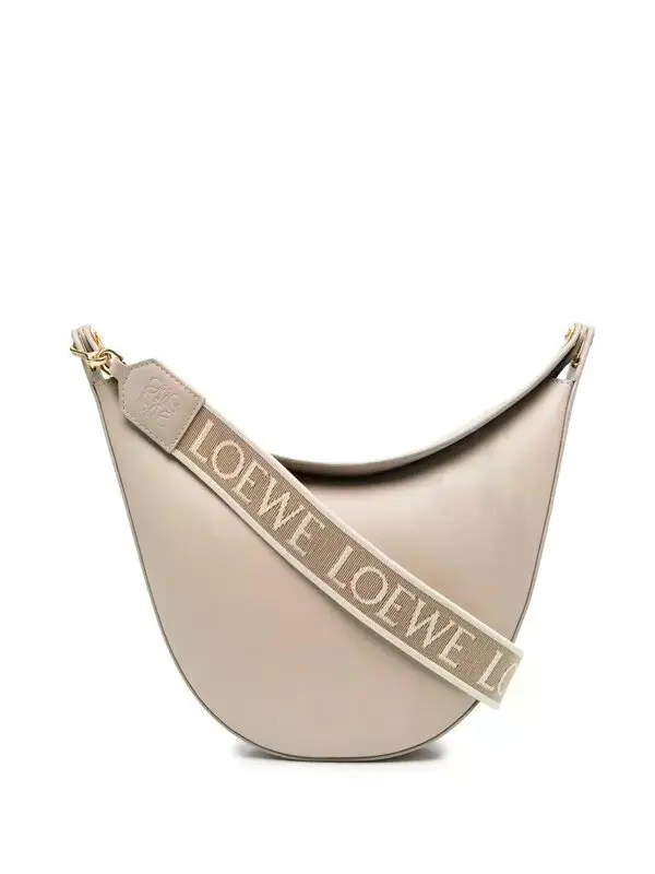 Loewe Luna Curved Shoulder Bag - Neutrals