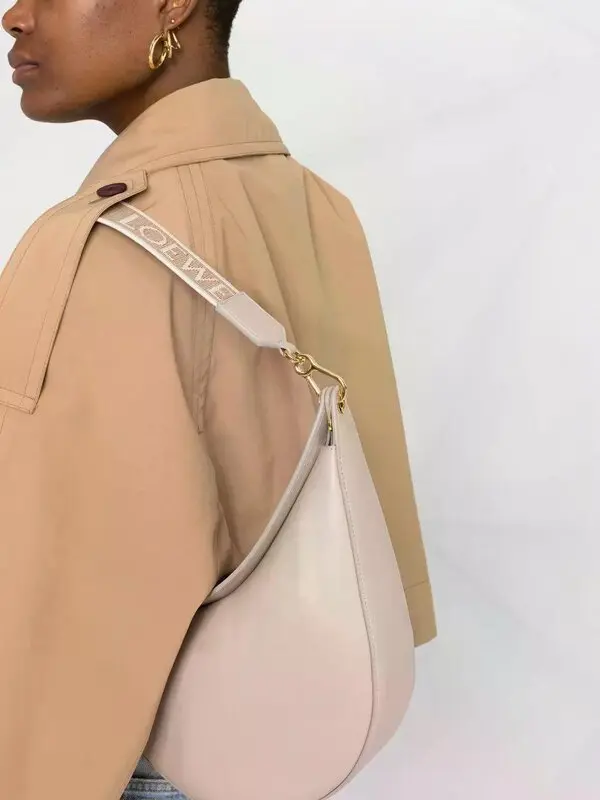 Loewe Luna Curved Shoulder Bag - Neutrals