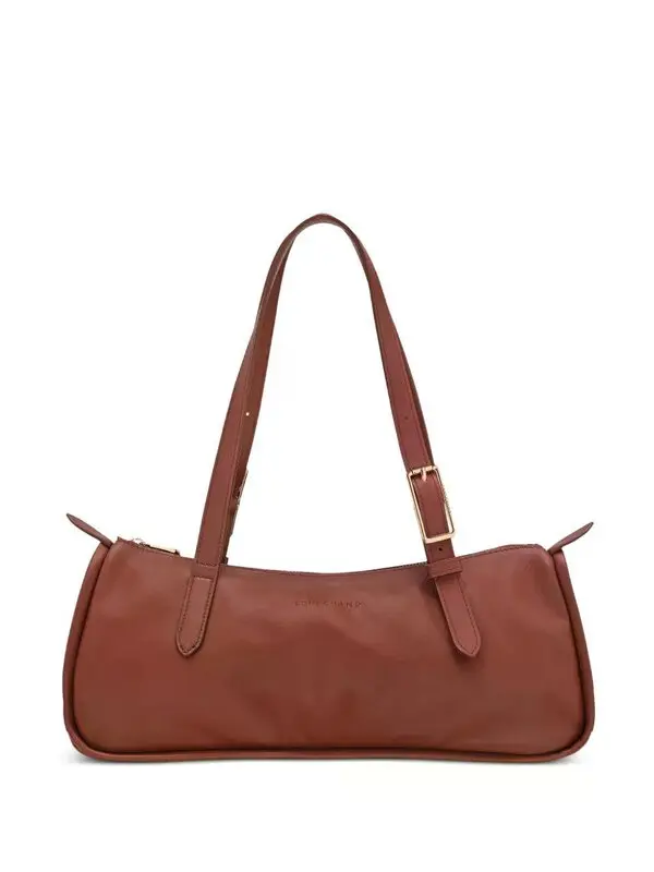 Longchamp Buckle-strap Shoulder Bag - Brown