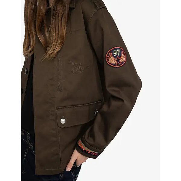 Zadig&Voltaire Patch-pocket Military Jacket