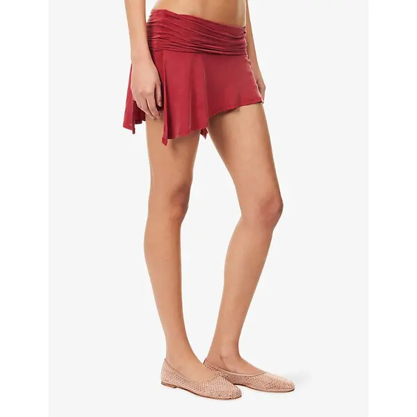 PEACHY DEN Jersey Skort - Sandstone
