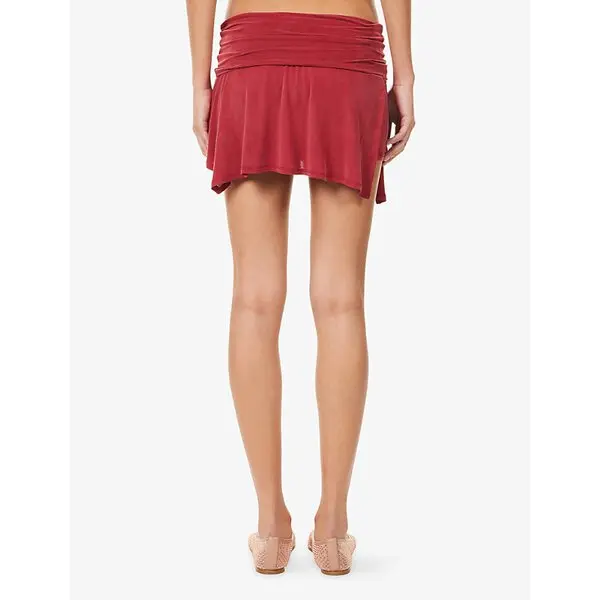 PEACHY DEN Jersey Skort - Sandstone