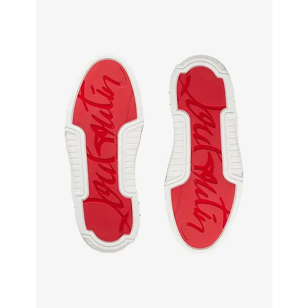 CHRISTIAN LOUBOUTIN Astroloubi Leather Trainers - White
