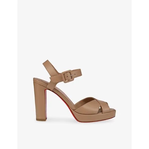CHRISTIAN LOUBOUTIN Cora 100 Leather Heeled Sandals