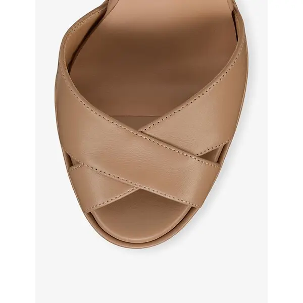 CHRISTIAN LOUBOUTIN Cora 100 Leather Heeled Sandals