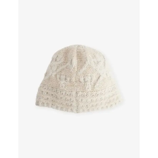THE COUTURE CLUB Knitted Bucket Hat